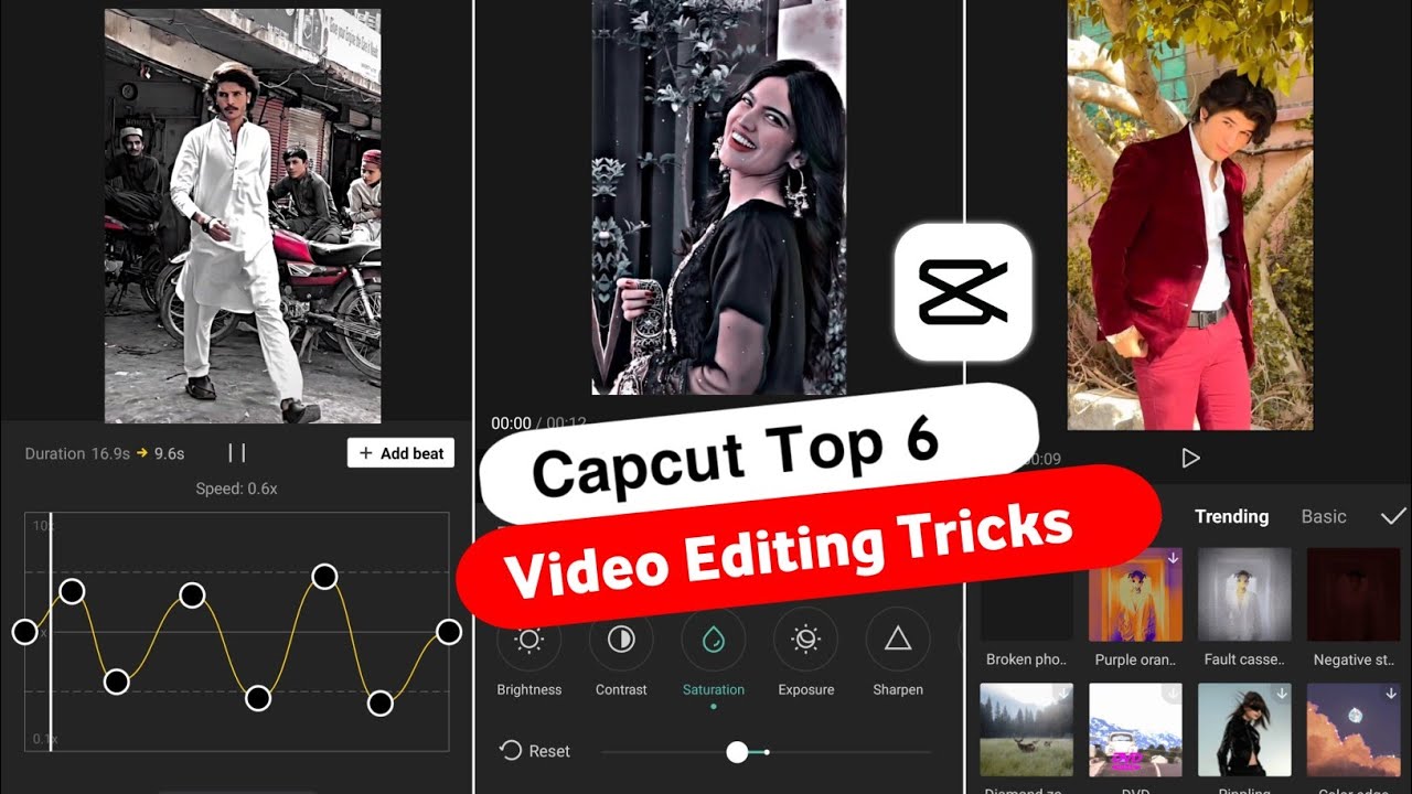 Capcut Top 6 Video Editing Tricks Capcut Video Editing Tutorial