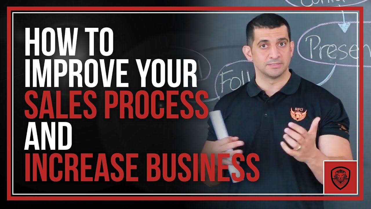 How To Improve Your Sales Process And Increase Business Amazing Elearning